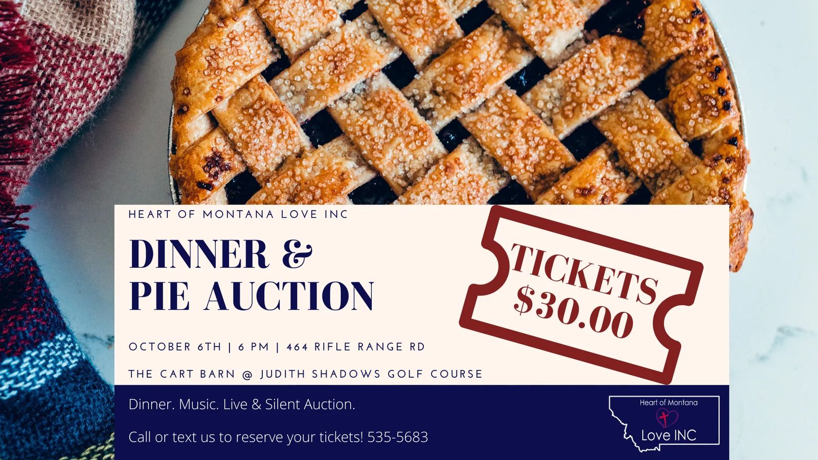 Love INC Dinner & Pie Auction 2022