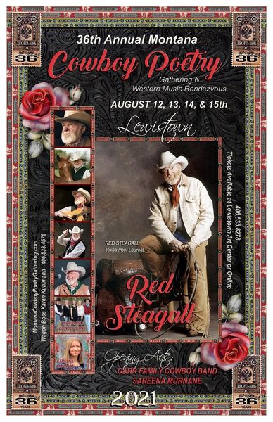 Montana Cowboy Poetry Grand Stage Show Starring Red Steagall