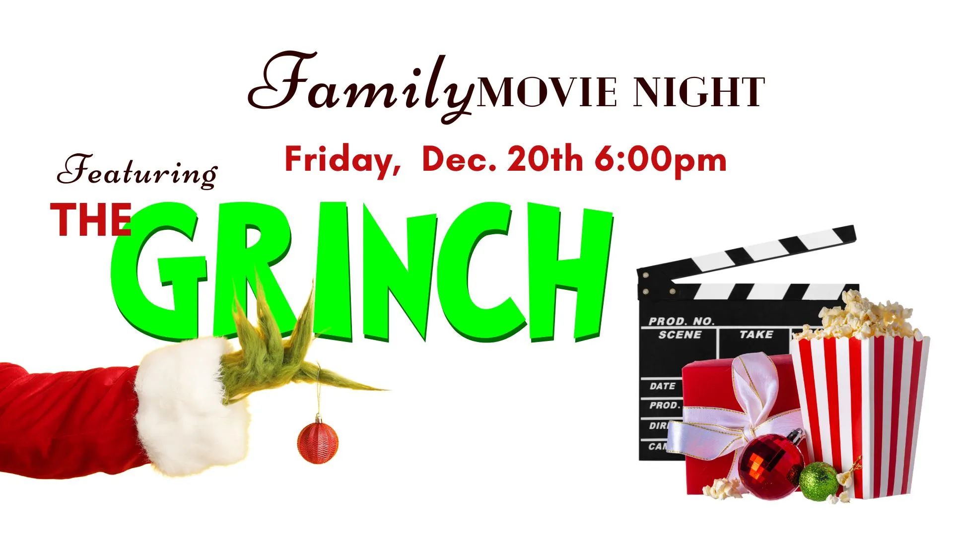 The Grinch Family Movie Night