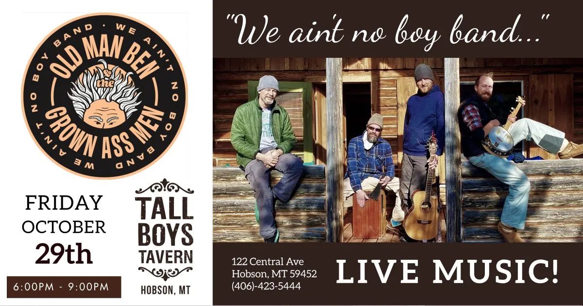 Live Music! Old Man Ben at Tall Boys!