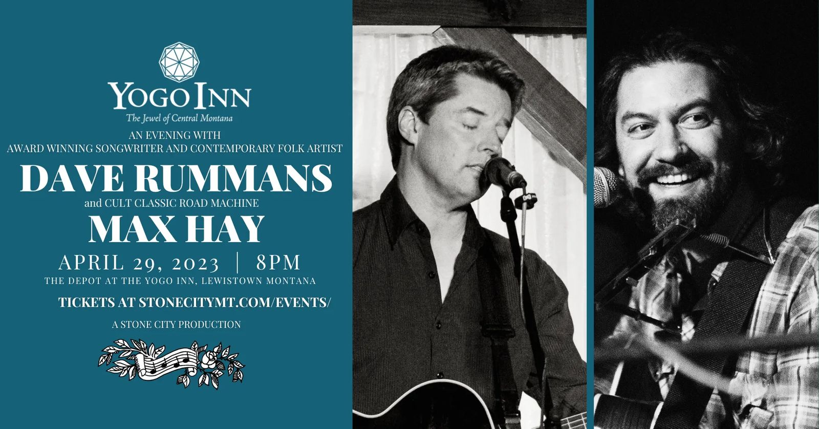 An Evening With Dave Rummans & Max Hay