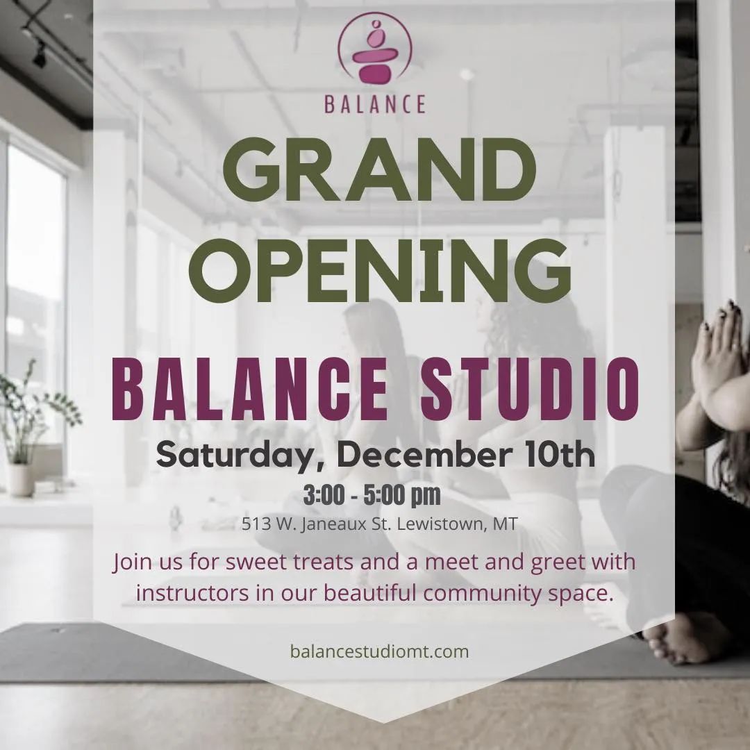 Balance Studio Grand Opening